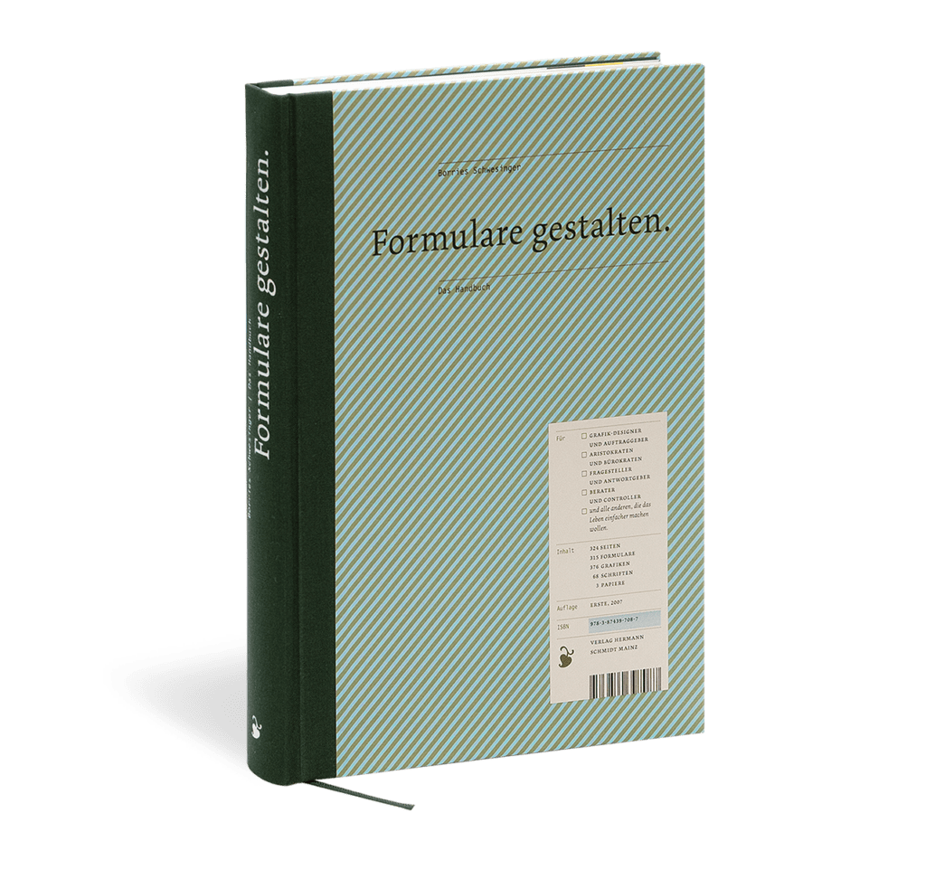 Schwesinger: Formulare gestalten | Verlag Hermann Schmidt